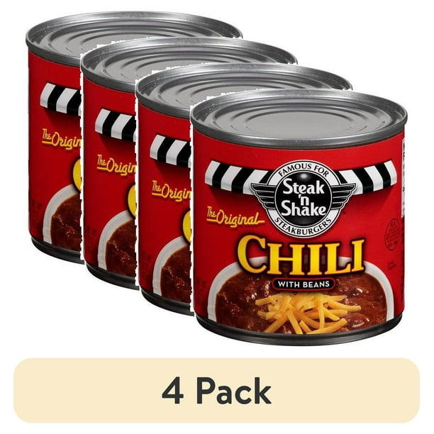 (4 pack) Steak 'n Shake The Original Chili With Beans, 15.0 OZ ...