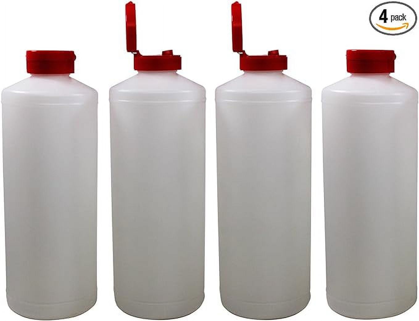 Pinnacle Mercantile Plastic Condiment Squeeze Bottles Dispensing with ...