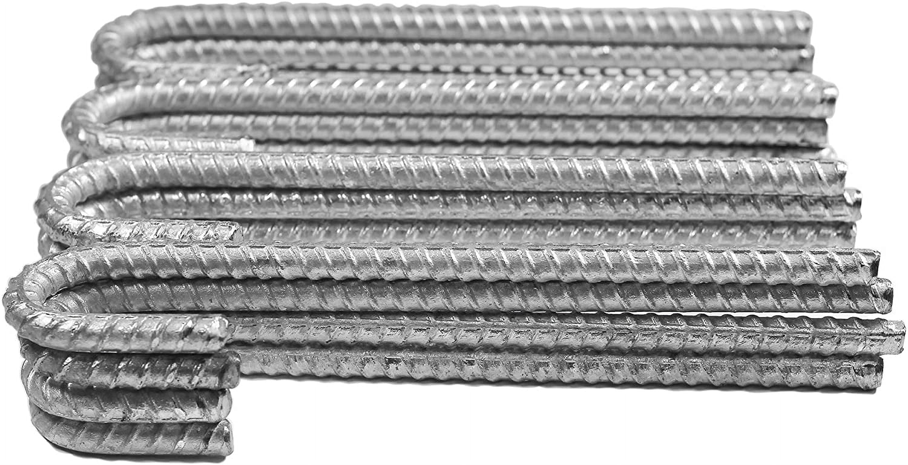 Pinnacle Mercantile Rebar Stakes J Hook Heavy Duty Steel Ground Anchors ...