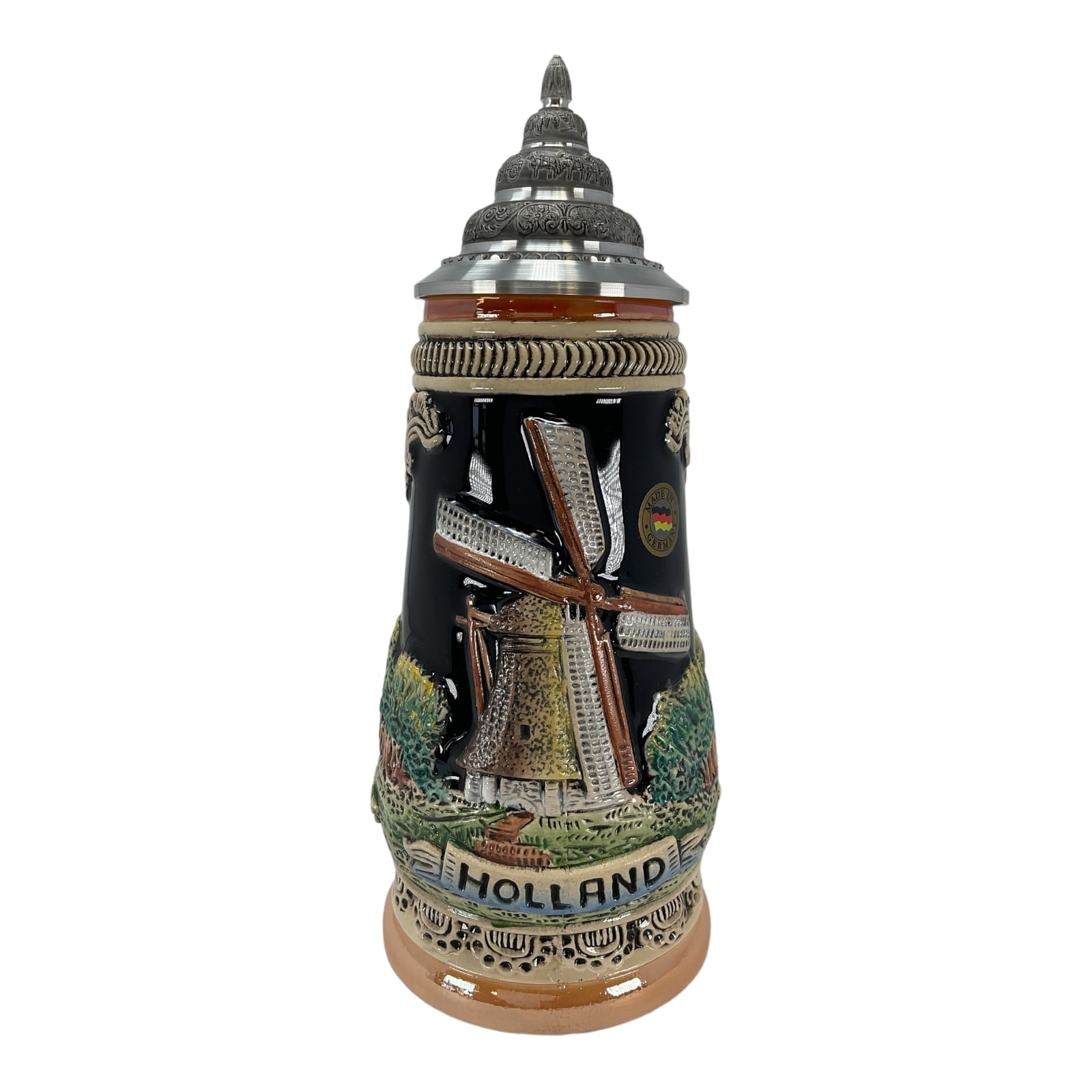 Pinnacle Peak Trading Holland Dutch Windmill German Beer Stein .5L Made ...