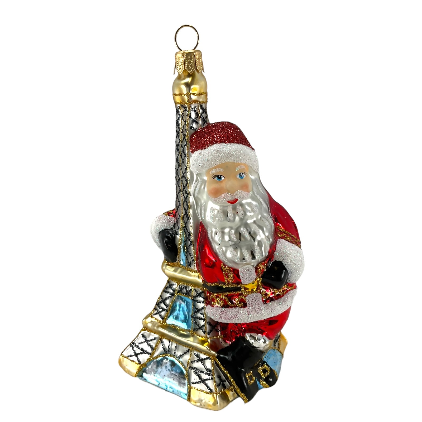 Pinnacle Peak Trading Santa Holding the Eiffel Tower Paris France ...