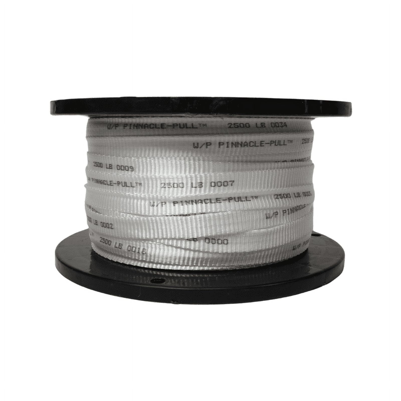 Pinnacle Pull 1/2" x 1000', 1250lb Measuring Pull Tape, Mule Tape, Low ...
