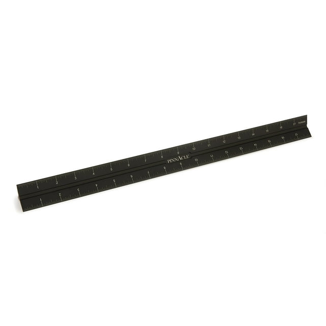Pinnacle Triangle Ruler – 18” – Imperial and Metric - Walmart.com