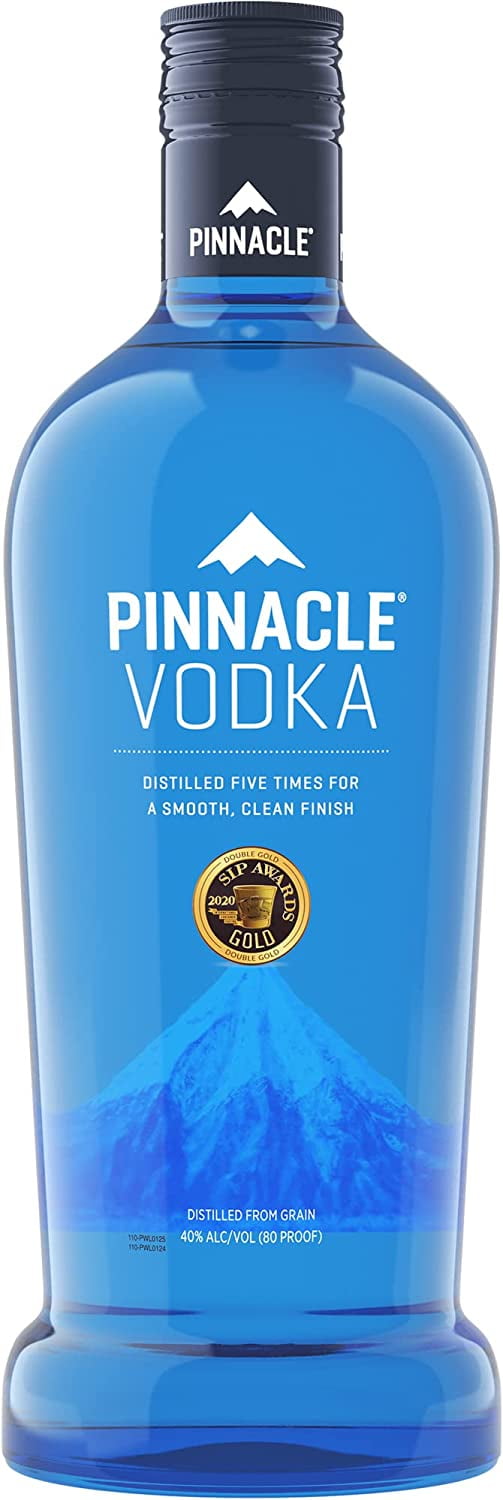 Pinnacle Vodka, 1.75 L Plastic Bottle, ABV 40.0% - Walmart.com