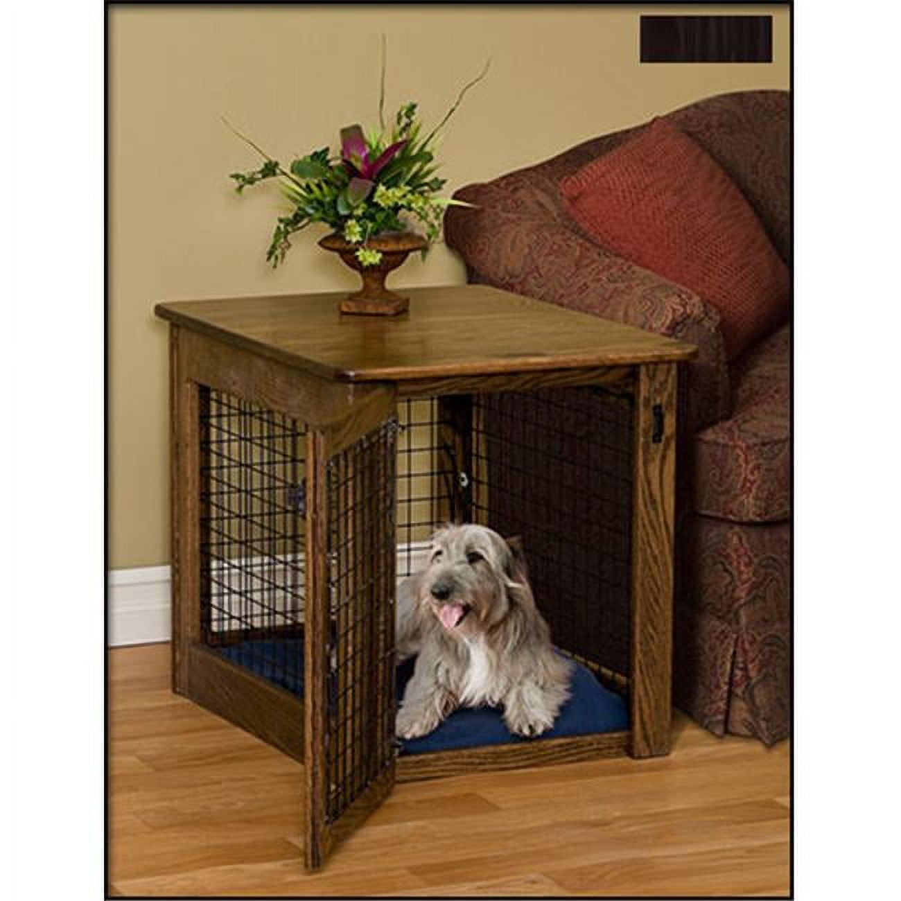 Pinnacle Woodcraft 10wr2331okesp Medium chew proof Dog Crate Oak ...