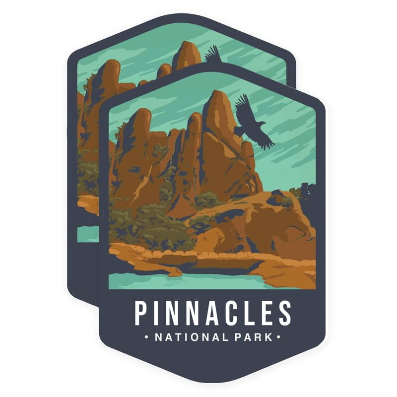 Pinnacles National Park Bumper Sticker - US National Park - 5 Inches On ...