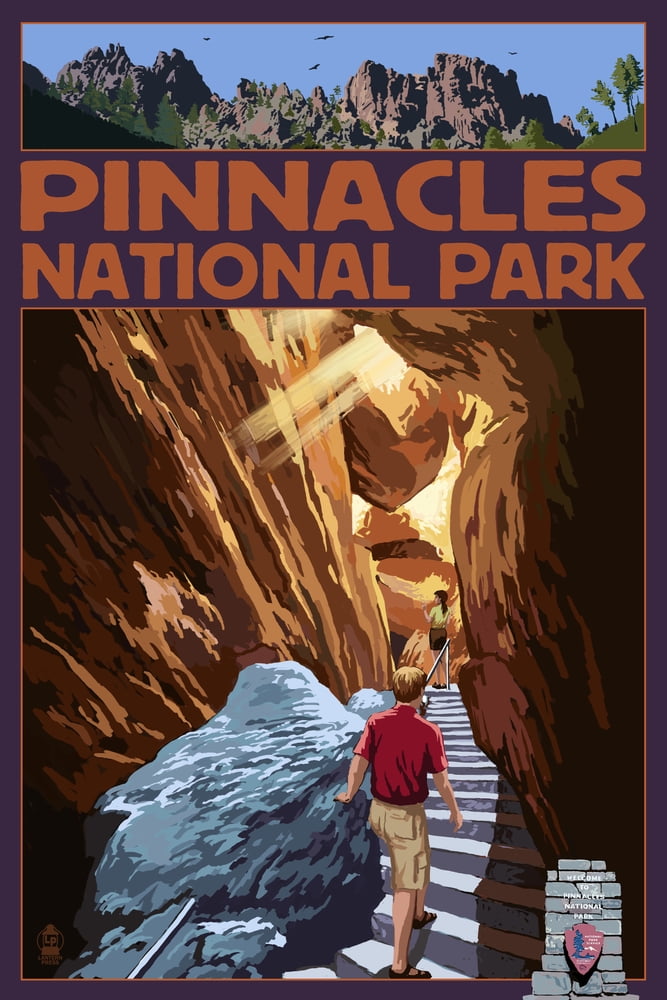 Pinnacles National Park, California, Talus Caves (24x36 Giclee Gallery ...