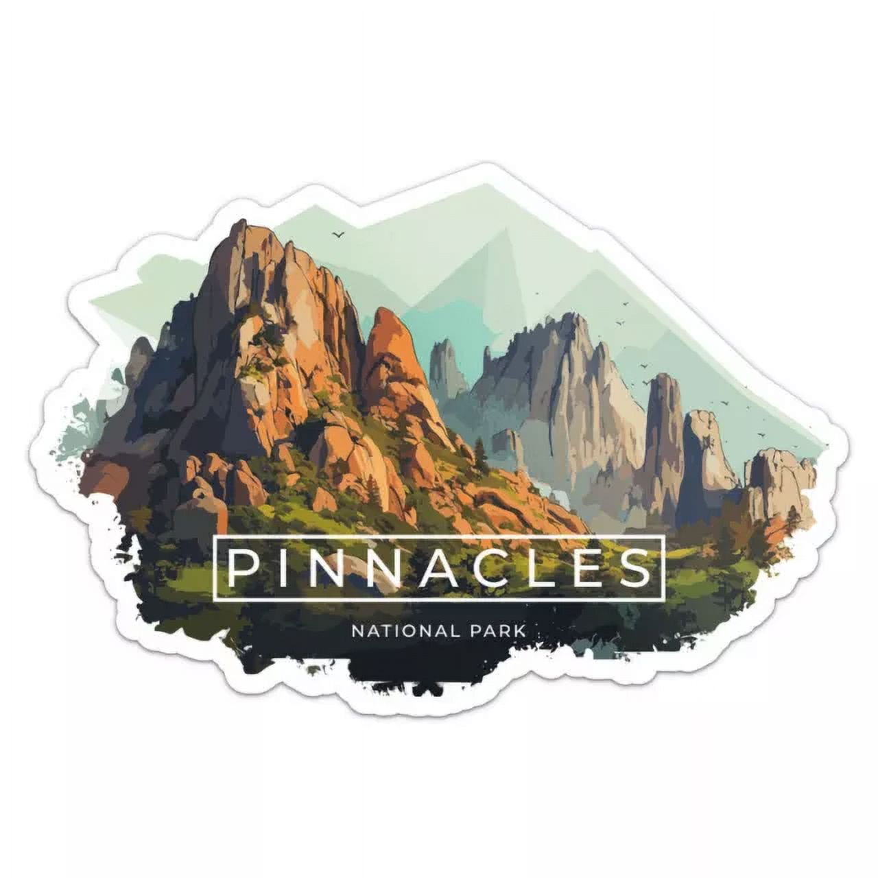 Pinnacles National Park Sticker Phone Decal Water Bottle Stickers Car ...