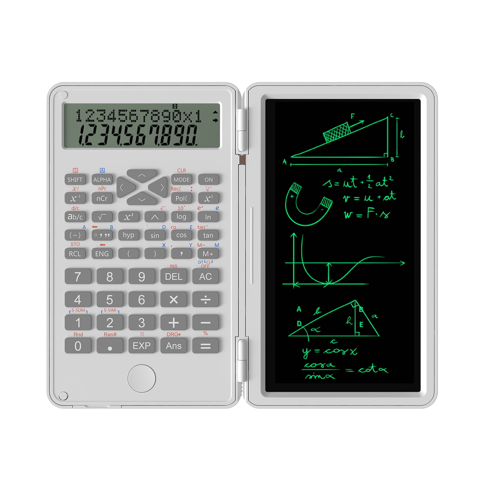 Pinnaco Scientific Calculator with Erasable Writing Board, 240 ...