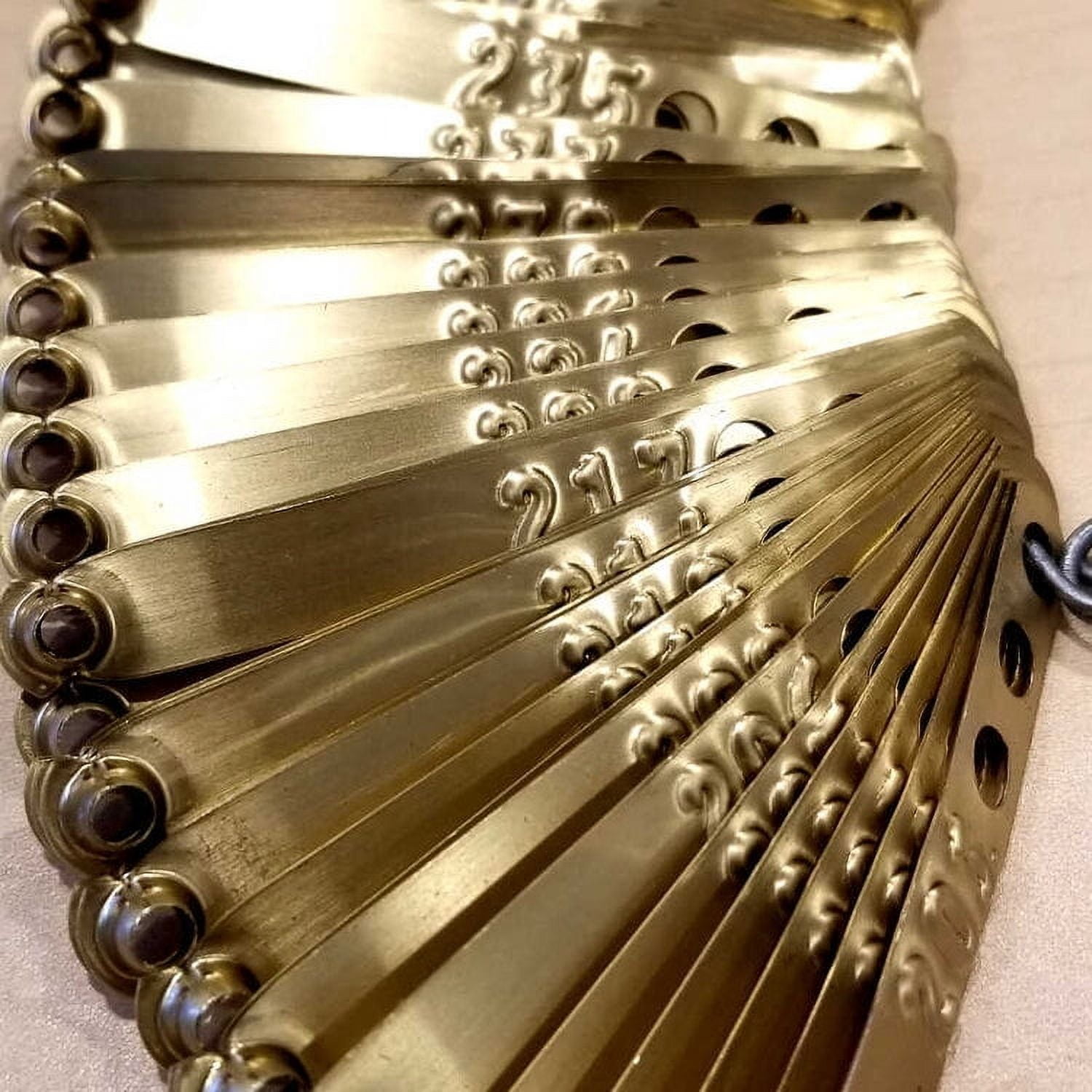 Pinnon Hatch Farms Numbered Brass Leg Bands 200 Pieces - Walmart.com