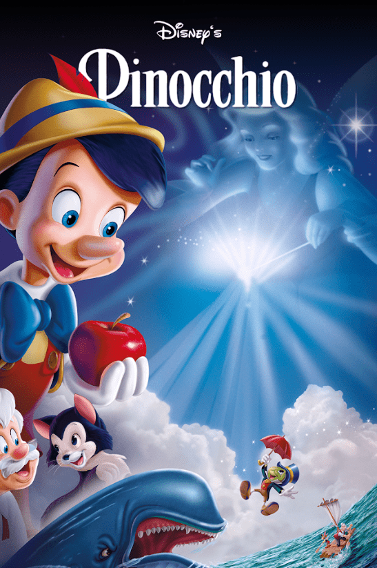 Pinocchio 1940 Movie Poster 24x36 - Classic Disney Animated Film ...