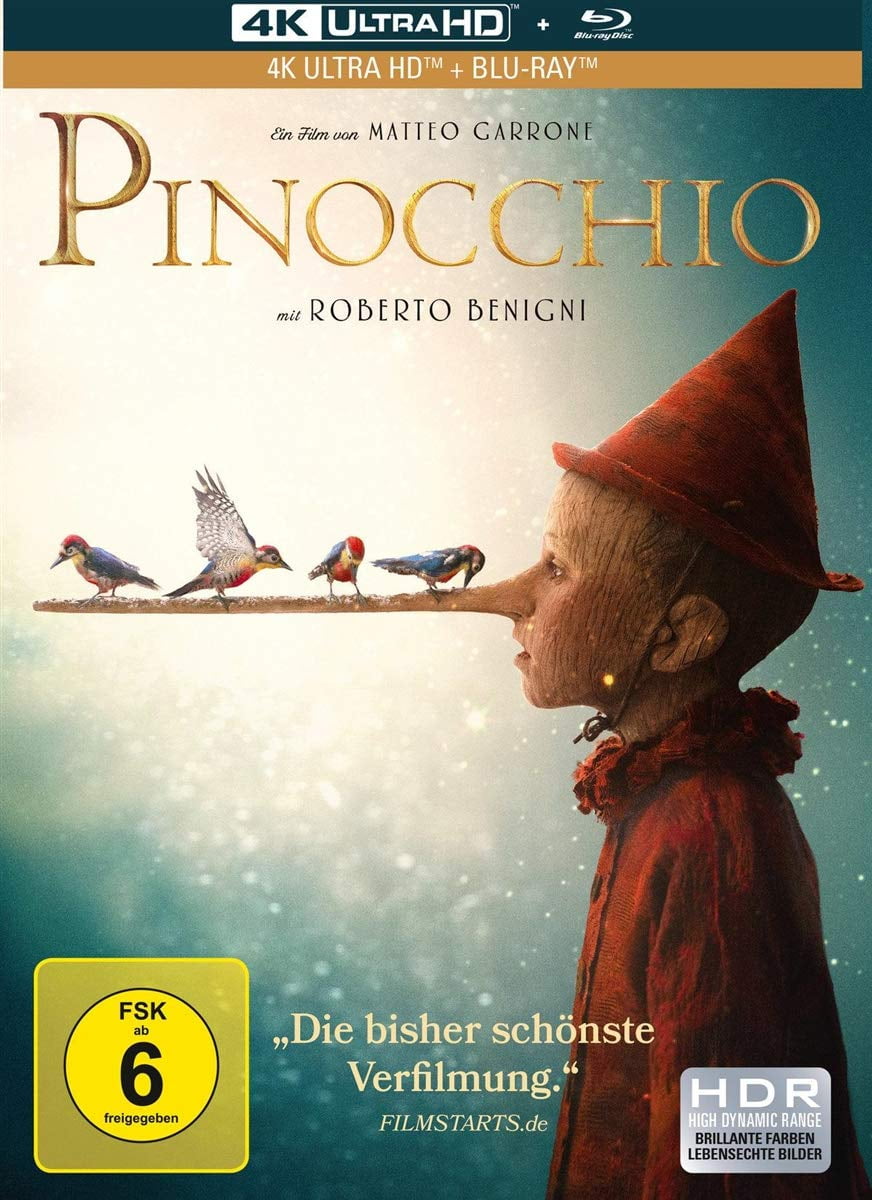 Pinocchio - 2-Disc Limited Mediabook (4K Ultra-HD/Ultra-HD) ( + Blu-ray ...