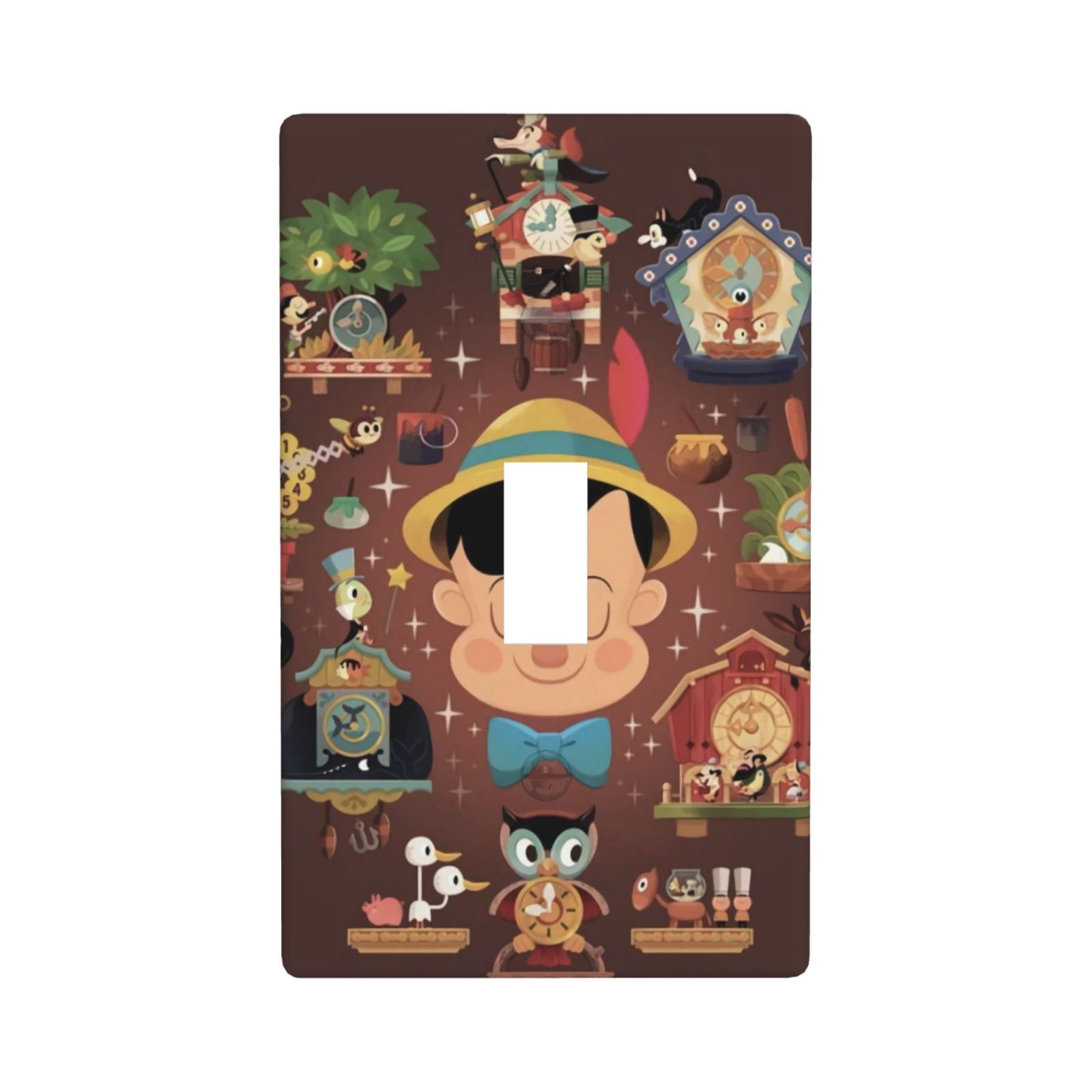 Pinocchio Anime Light Switch Cover Plates, Single Lever Wall Plate, 1 ...