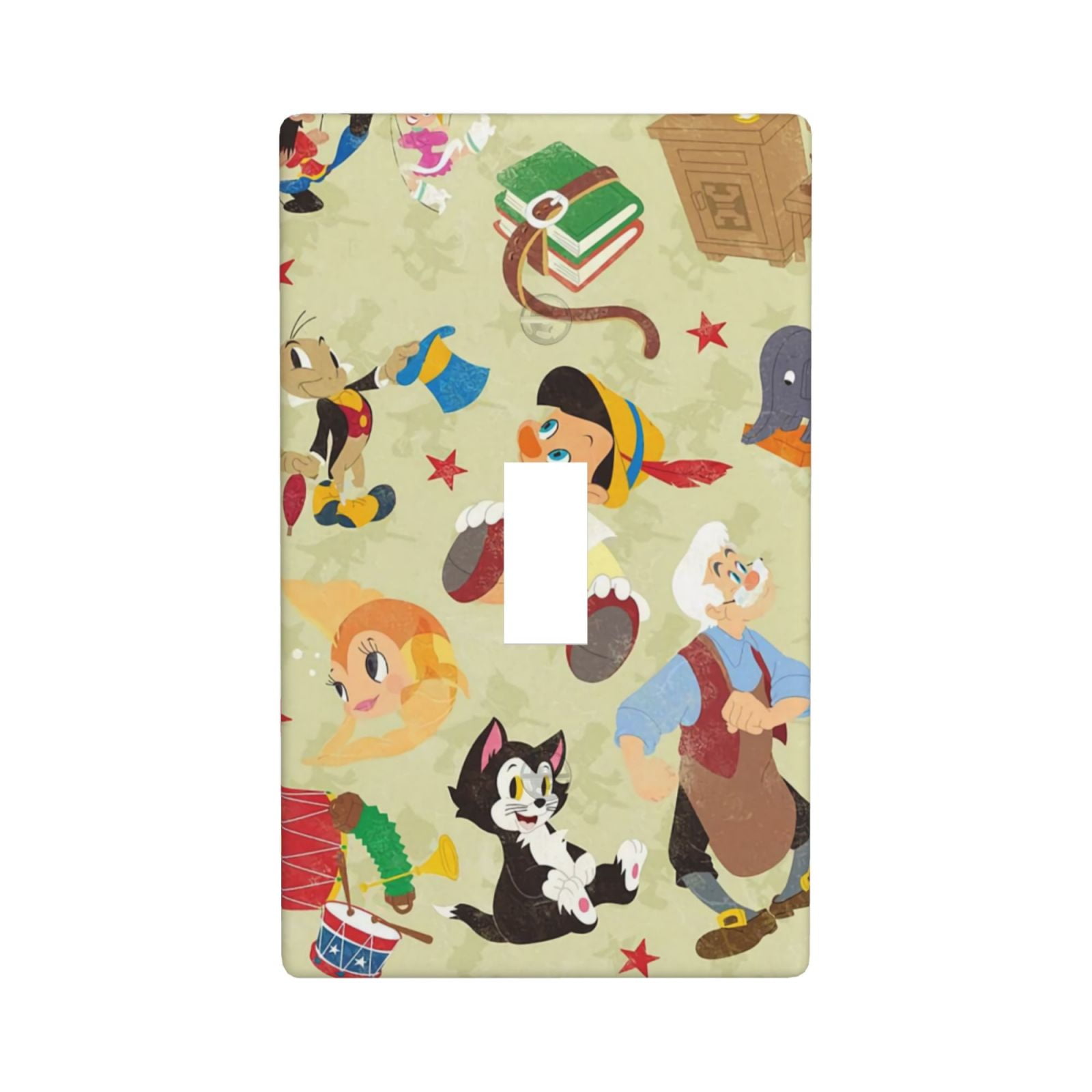 Pinocchio Anime Light Switch Cover Plates, Single Lever Wall Plate, 1 ...