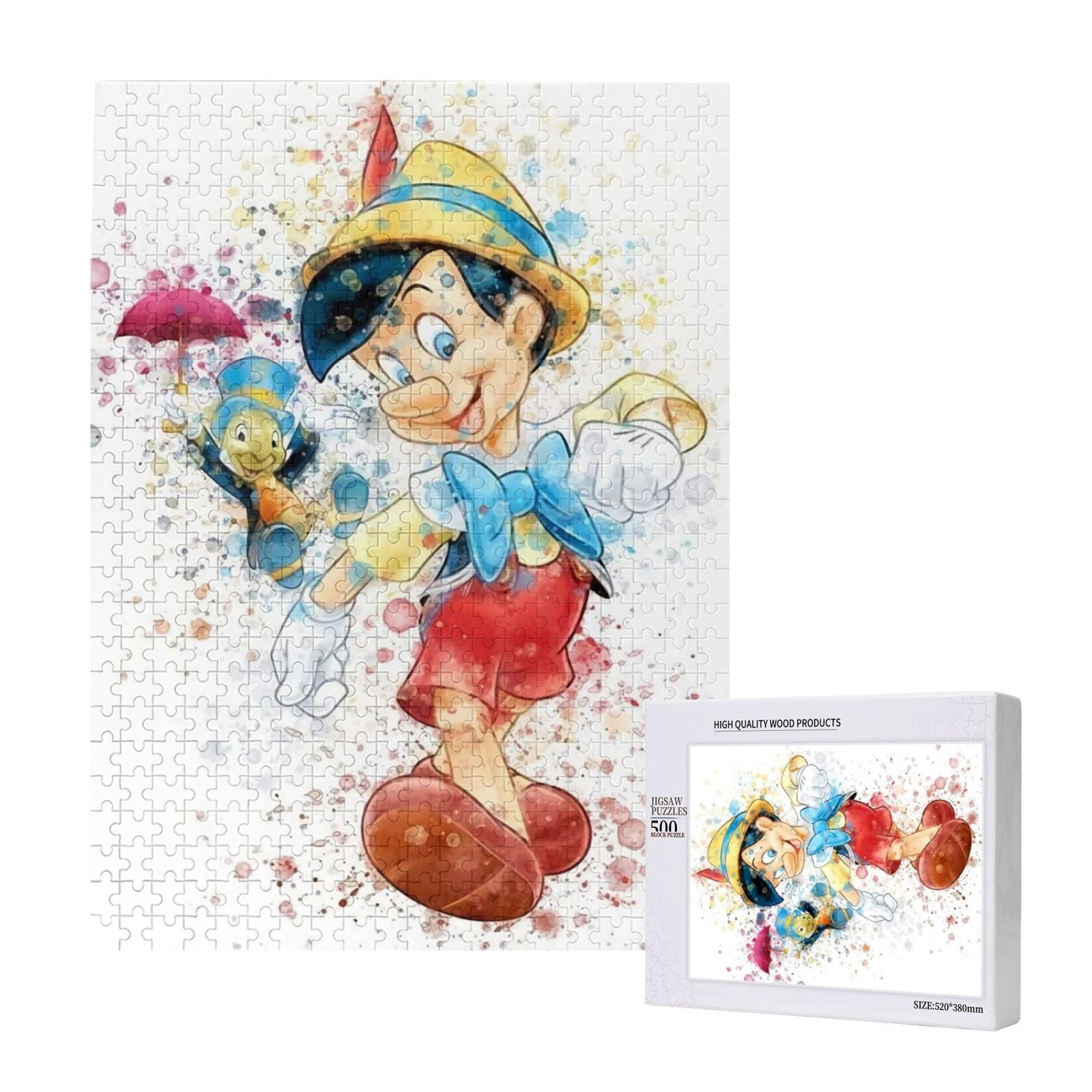 Pinocchio Anime Puzzles Boys Girls Teens 300/500/1000 Piece Wooden ...
