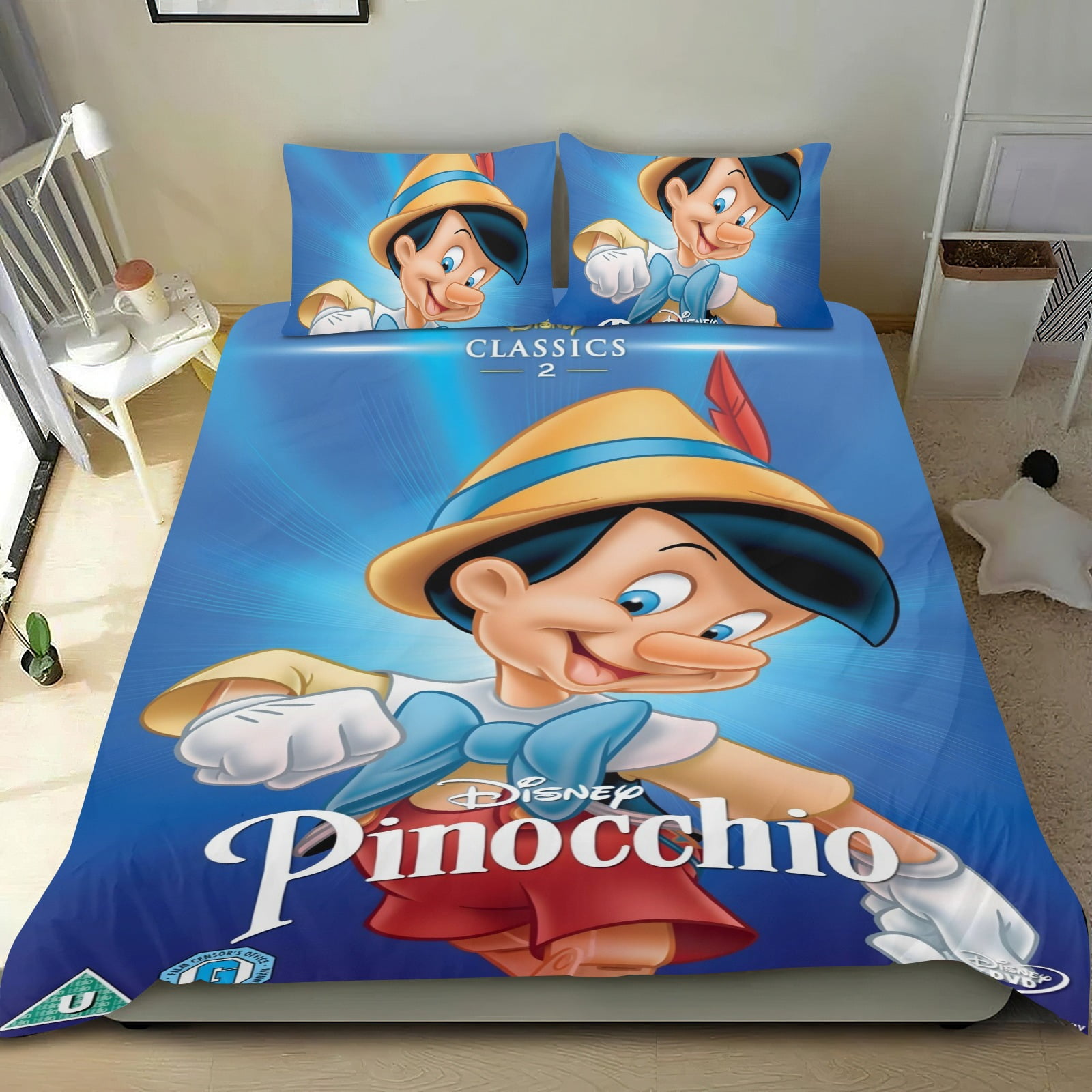 Pinocchio-Bed Duvet Cover Microfiber Bedding Sets 3D Printed ...