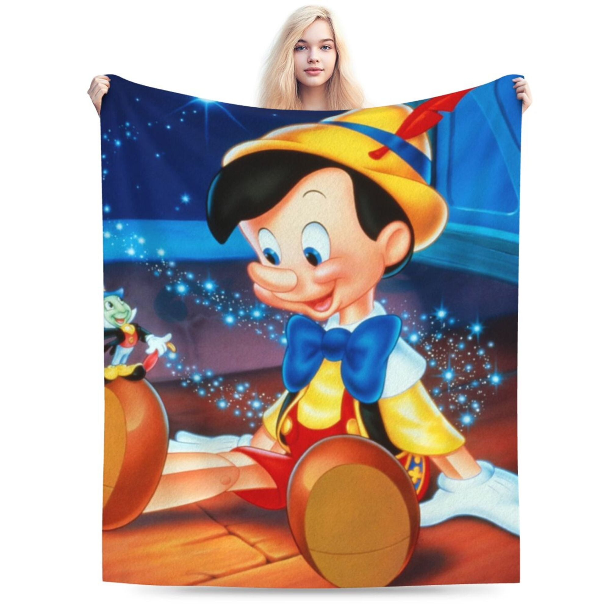 Pinocchio Blanket, Super Soft Throw Blanket for Bed Couch Sofa, Cozy ...