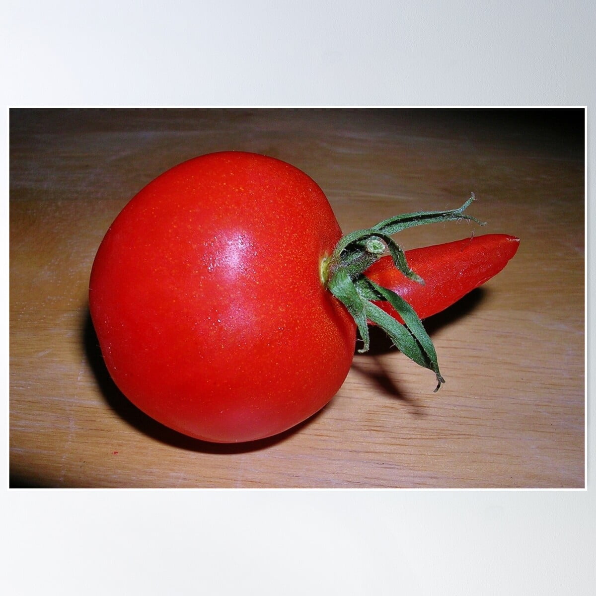 Pinocchio?......Home Grown Tomato Poster Wall Art, Modern Wall Decor ...