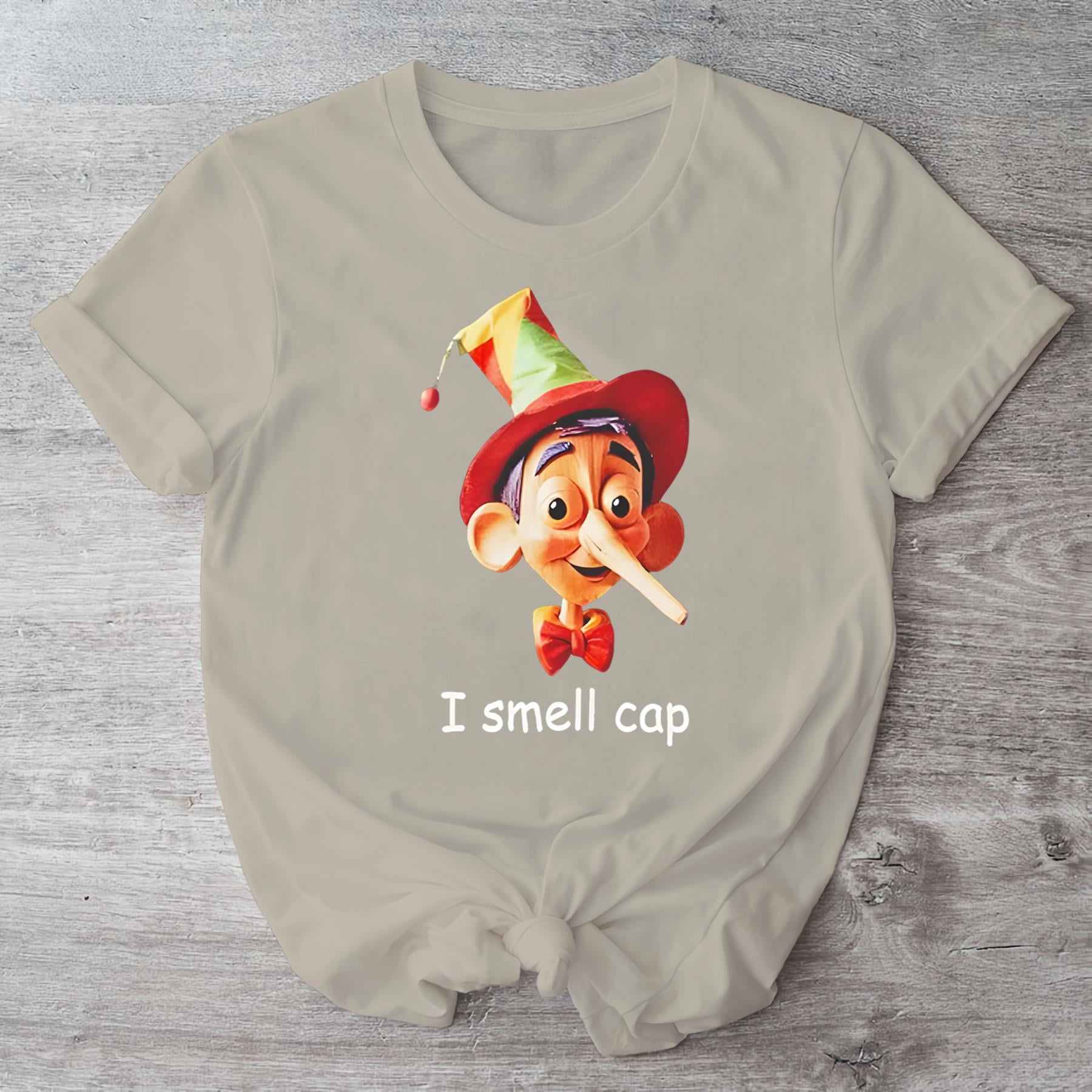 Pinocchio I Smell Cap Puppet Shirt-TH52249 - Walmart.com