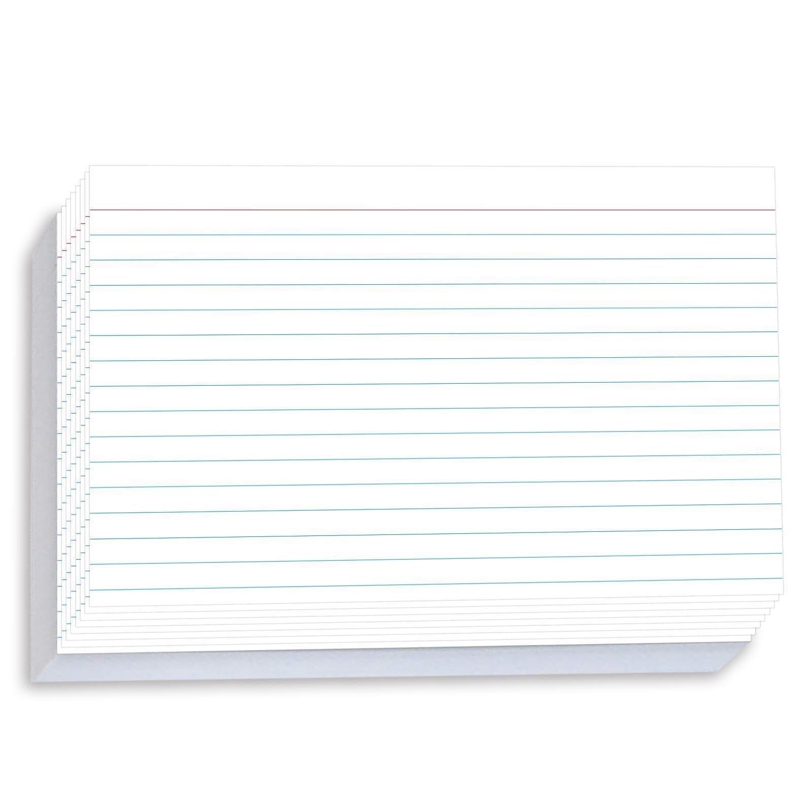 Pinovk 5x8 Inch Ruled Index Cards, Gift Set with Study Cards, File Note ...