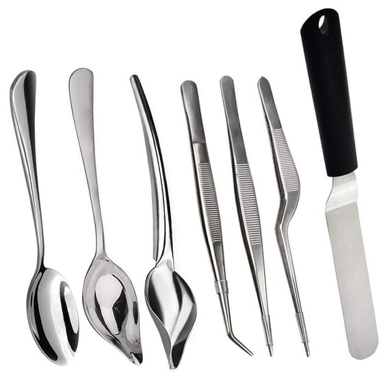 Pinovk Culinary Specialty Tools Set, 7 pcs Stainless Steel Kitchen ...