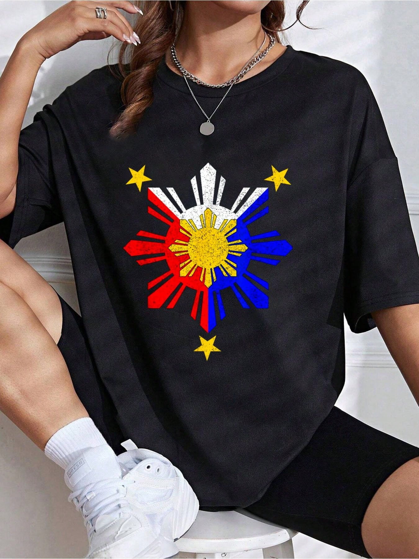 Pinoy Filipino Philippine Flag Sun T-Shirt - Walmart.com