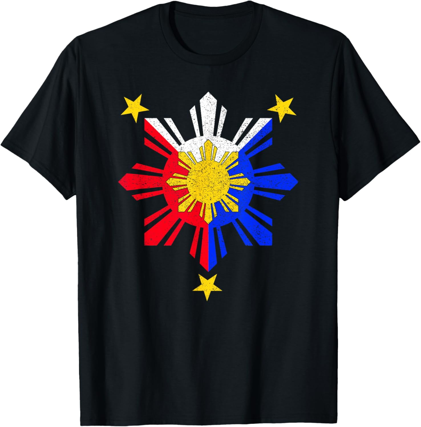 Pinoy Filipino Philippine Flag Sun T-Shirt - Walmart.com