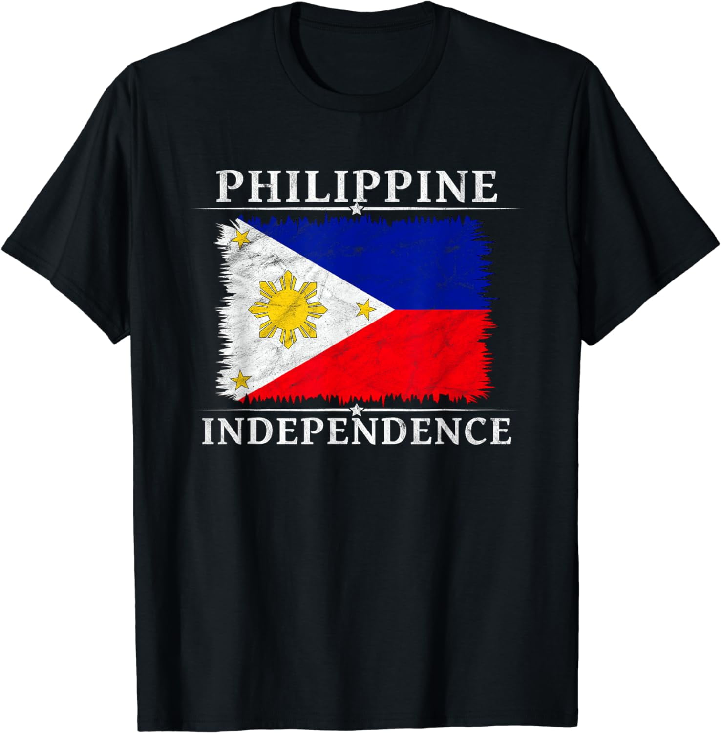 Pinoy Filipino Philippine Independence Day Flag Design T-Shirt ...