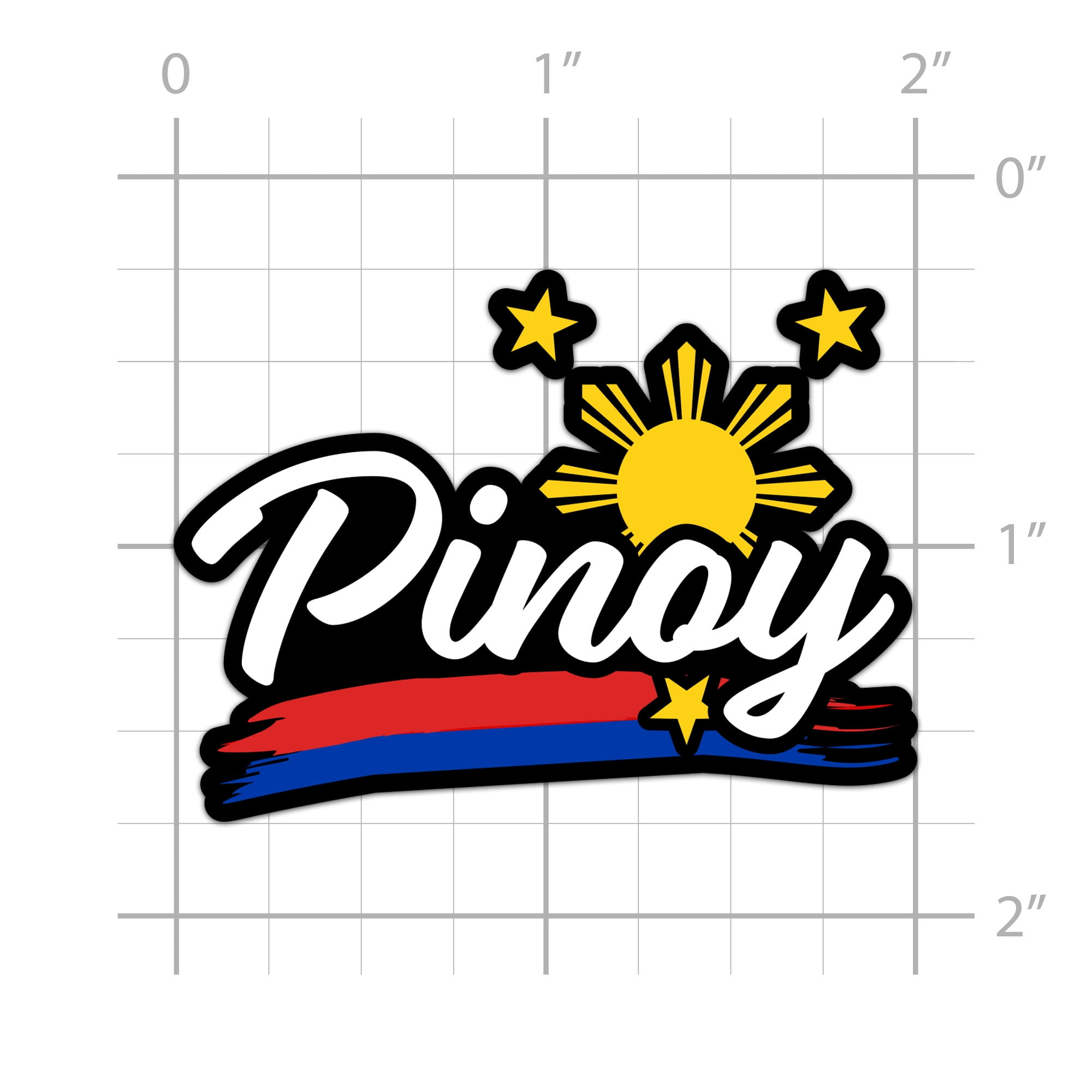 Pinoy Sticker for water bottle phone tumbler hard hatfilipino ...