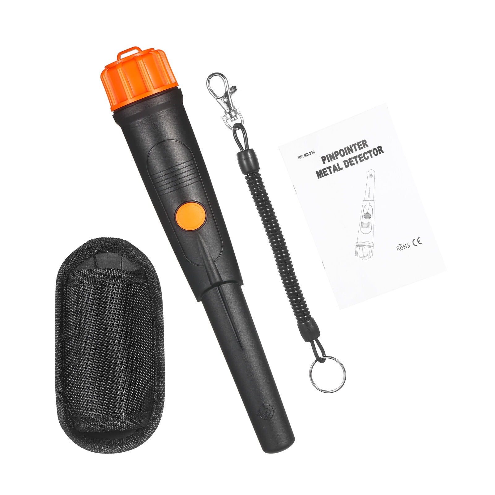 Pinpointer Metal Detector IP68 Fully Waterproof Handheld Metal Finder ...