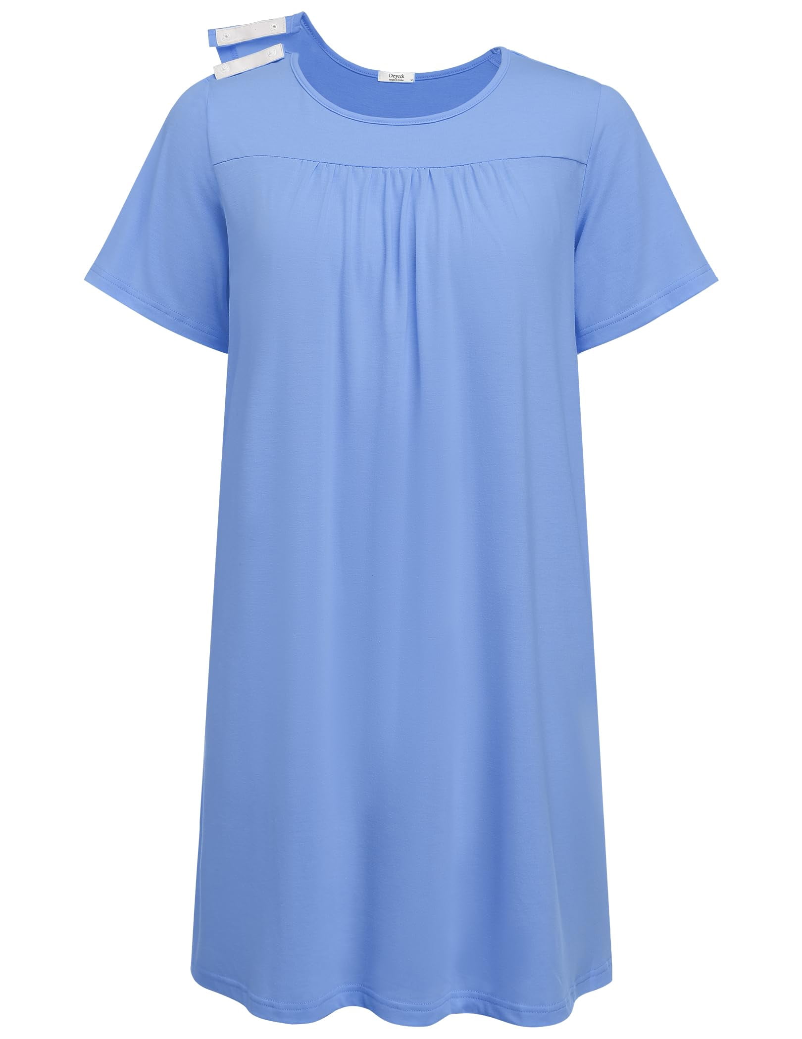 Pinspark Hospital Gowns Open Back for Women Bedridden Nightgowns Back ...