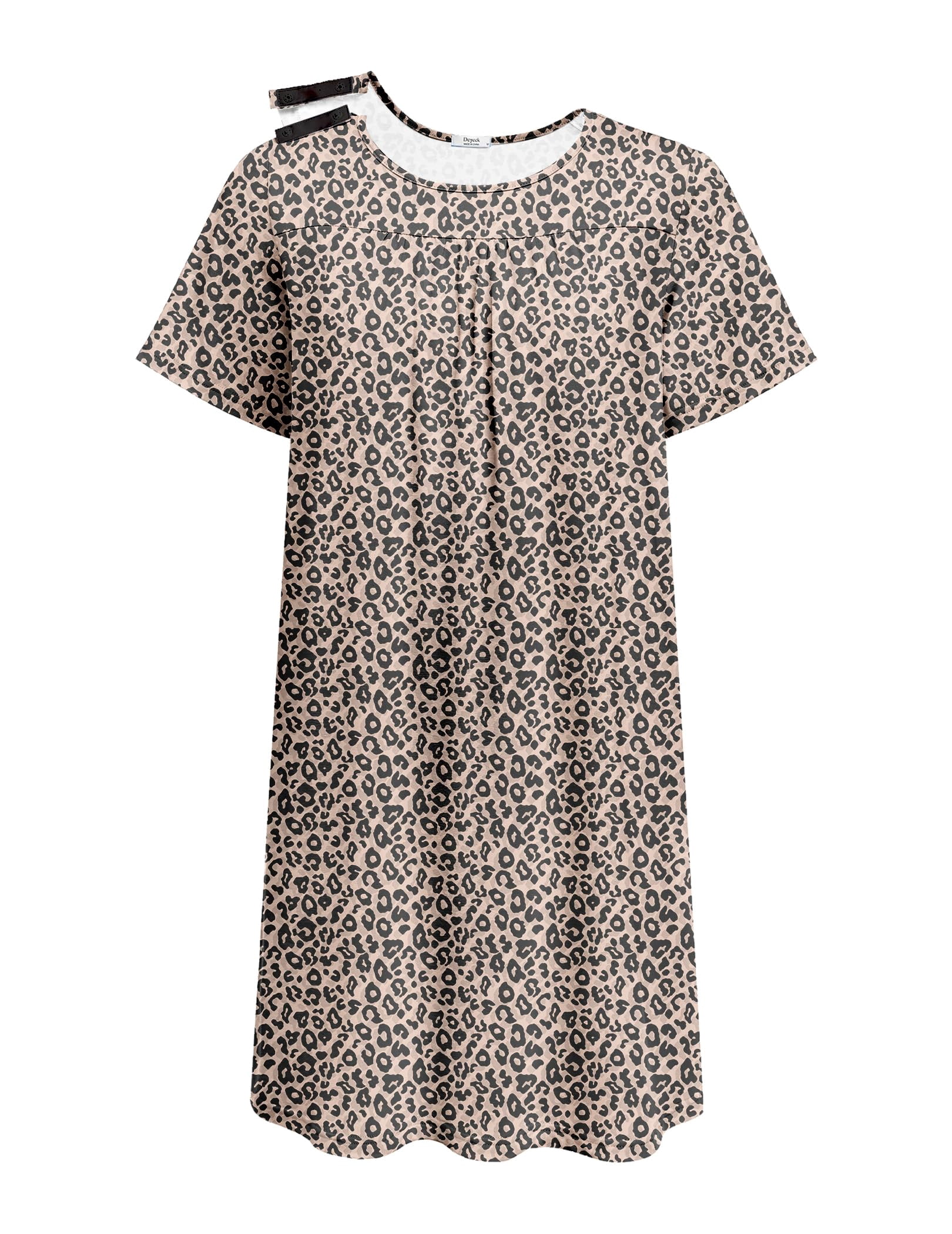 Pinspark Hospital Gowns Open Back for Women Bedridden Nightgowns Back ...