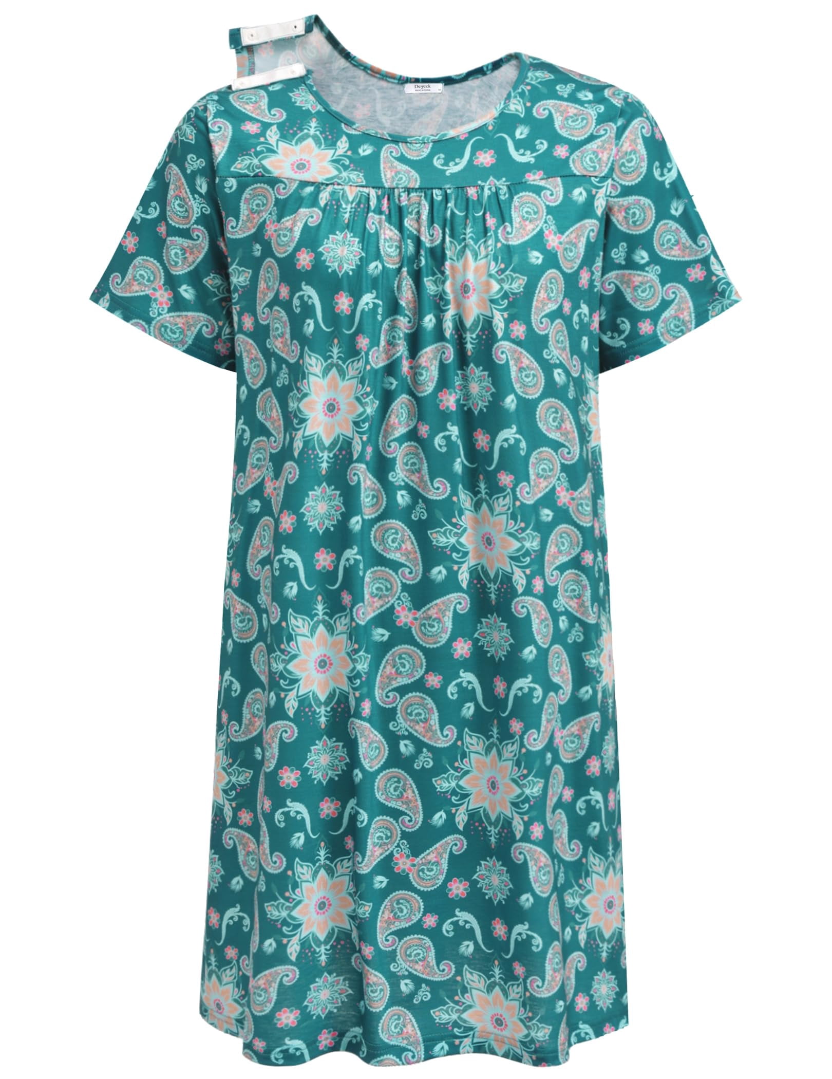 Pinspark Hospital Gowns Open Back for Women Bedridden Nightgowns Back ...
