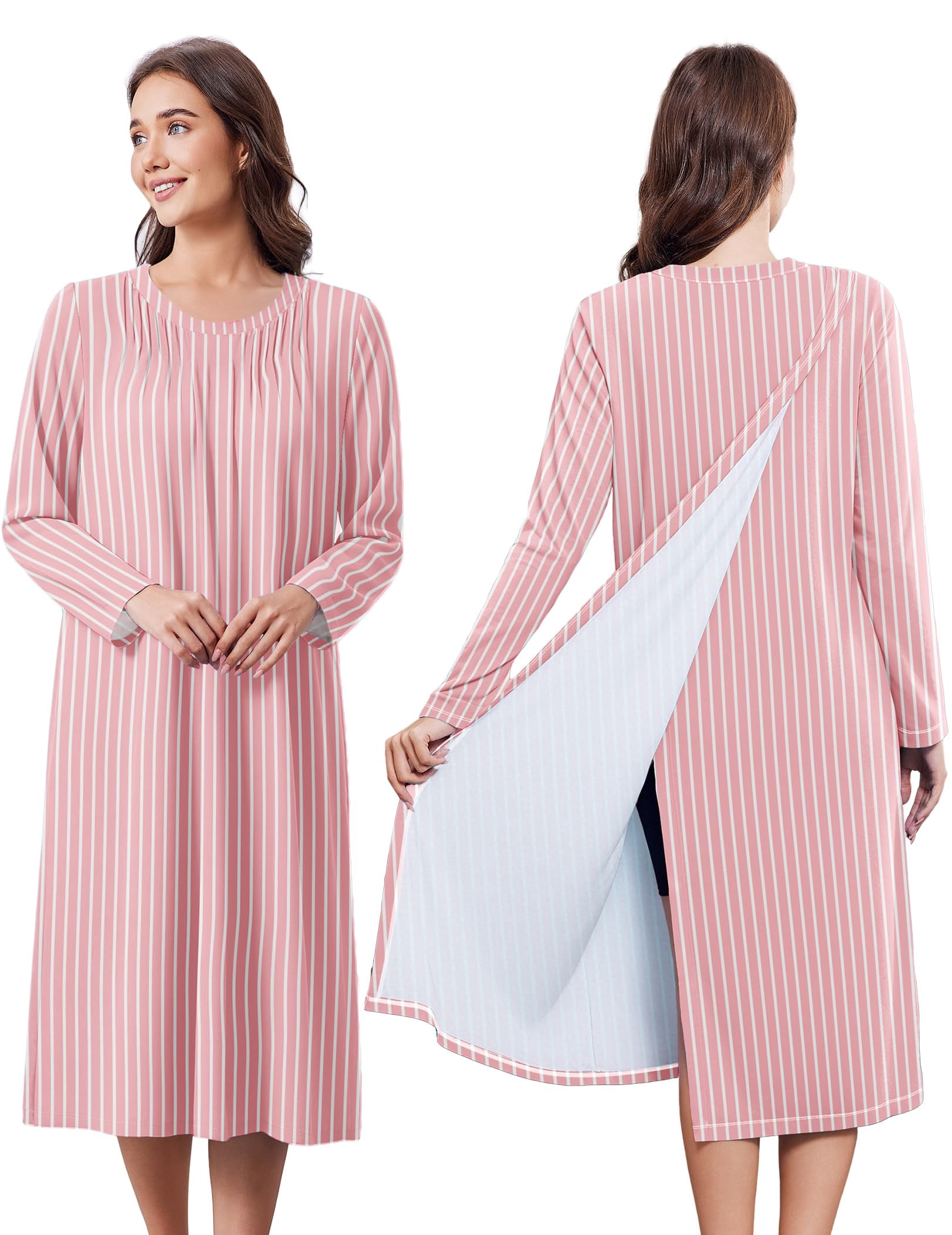 Pinspark Hospital Gowns for Women Post Shoulder Surgery Open Back ...