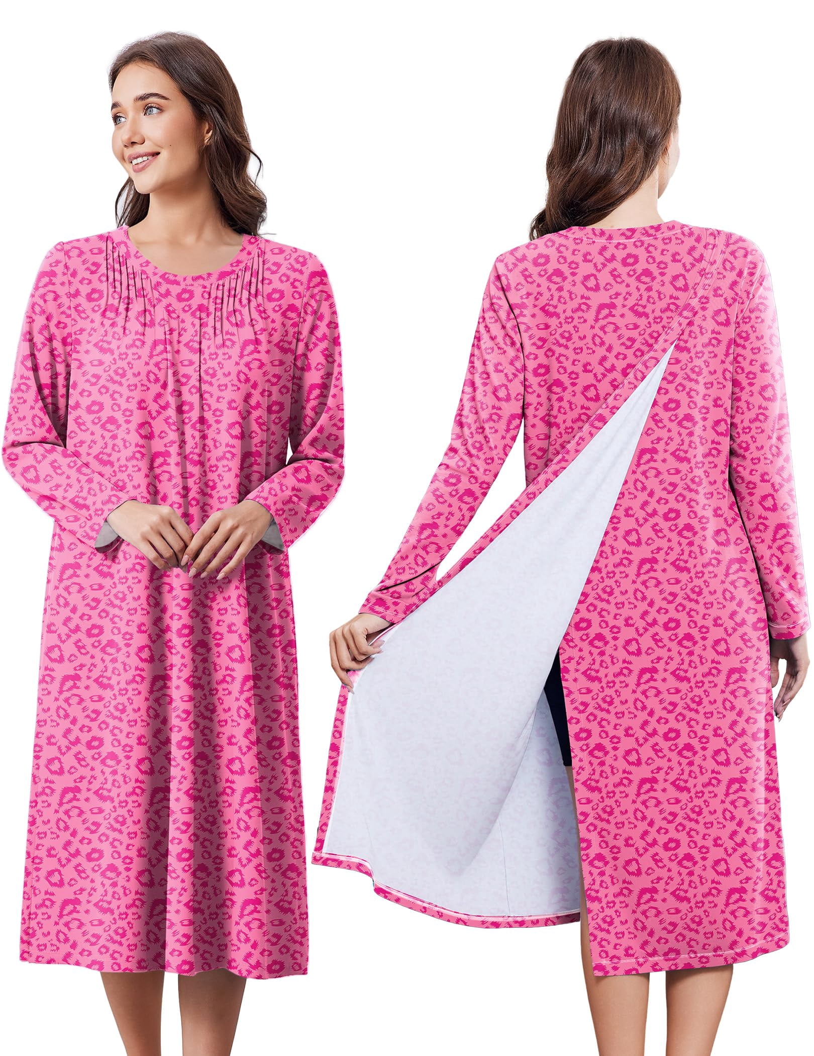 Pinspark Hospital Gowns for Women Post Shoulder Surgery Open Back ...