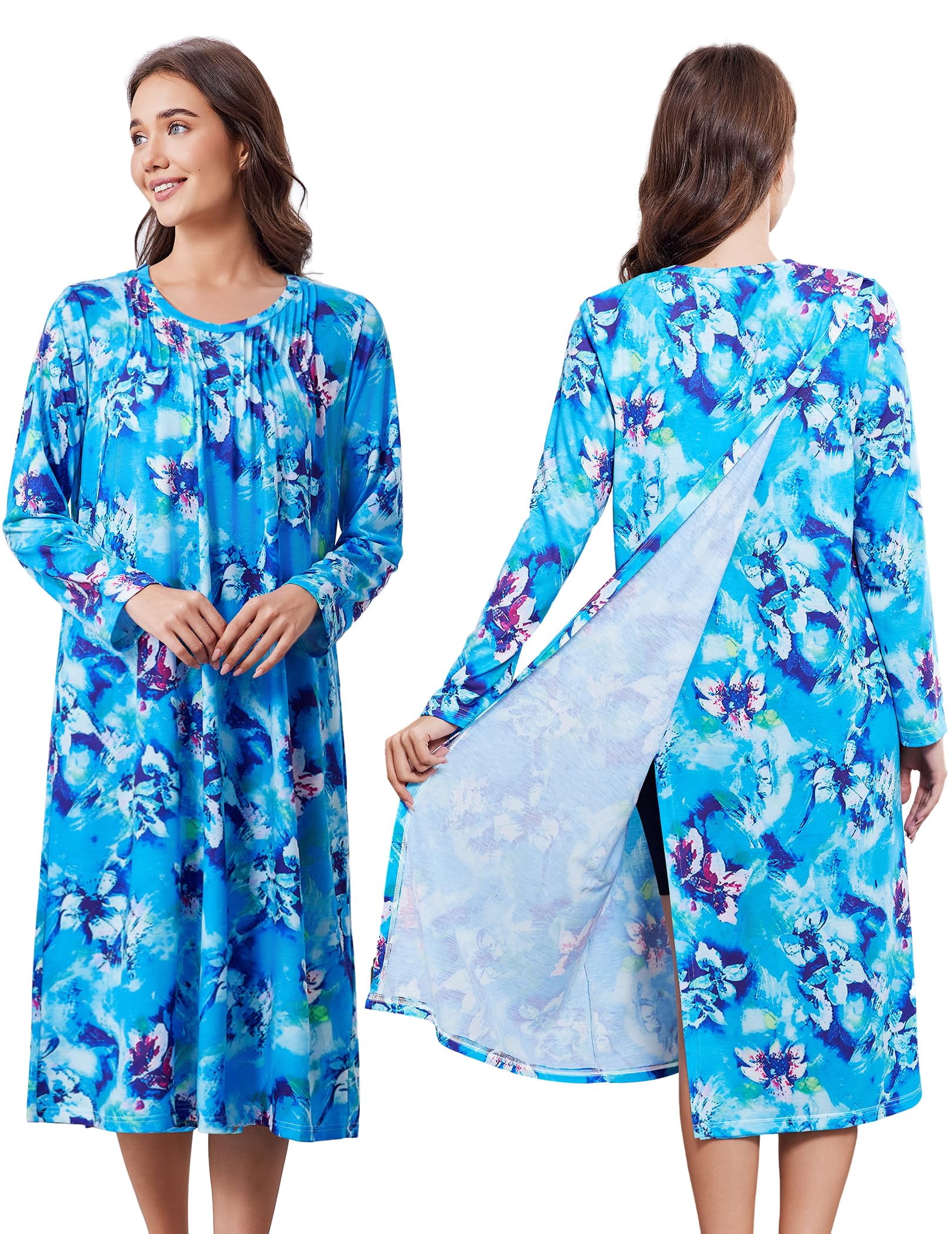 Pinspark Hospital Gowns for Women Post Shoulder Surgery Open Back ...