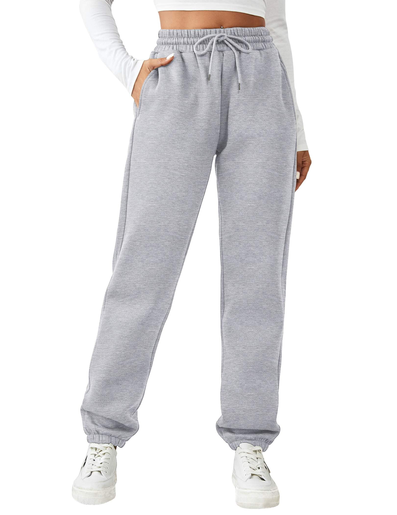 Pinspark Sweatpants Women Fleece Sweatpant Baggy Winter Warm Joggers ...