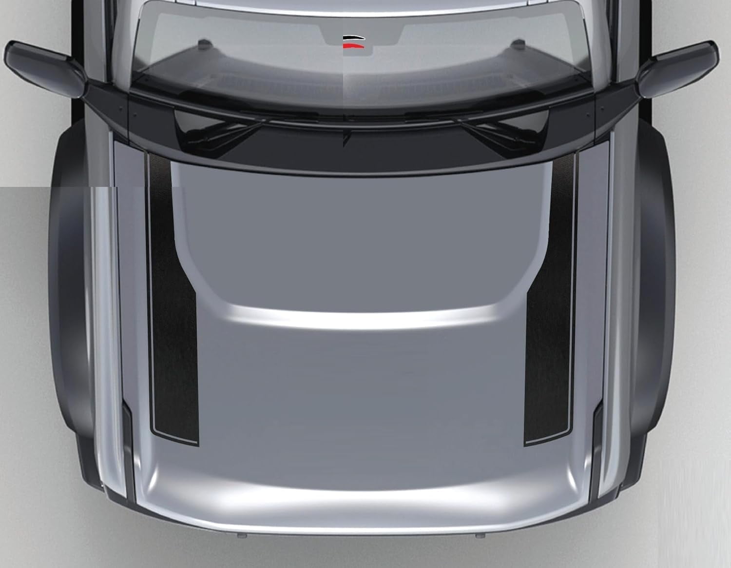 Pinstripe Hood Stripe Vinyl Decals Compatible with and Fits Ford Bronco ...
