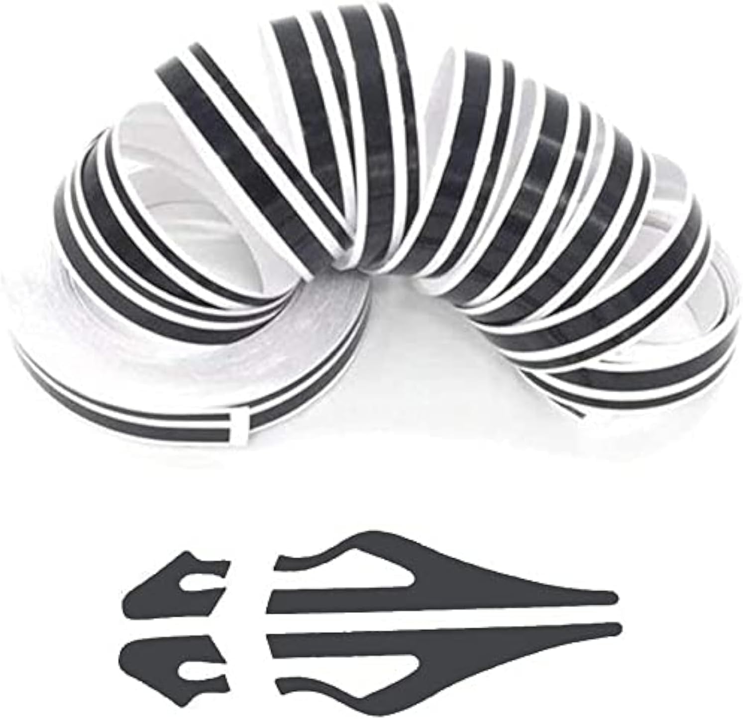 Pinstripe Tape for Cars - DIY Vinyl Black Pin Striping Decals, 385×0.47 ...