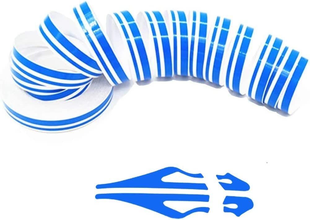 Pinstripe Tape for Cars - DIY Vinyl Blue Pin Striping Decals, 385×0.47 ...