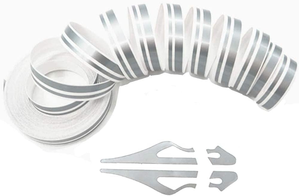 Pinstripe Tape for Cars - DIY Vinyl Grey Pin Striping Decals, 385×0.47 ...