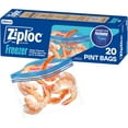 Pint Food Storage Freezer Bags, Grip 'n Seal Technology for Easier Grip ...