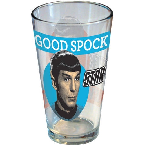 Pint Glass - Star Trek - Good Spock Evil Spock New Licensed Toys 07933 ...