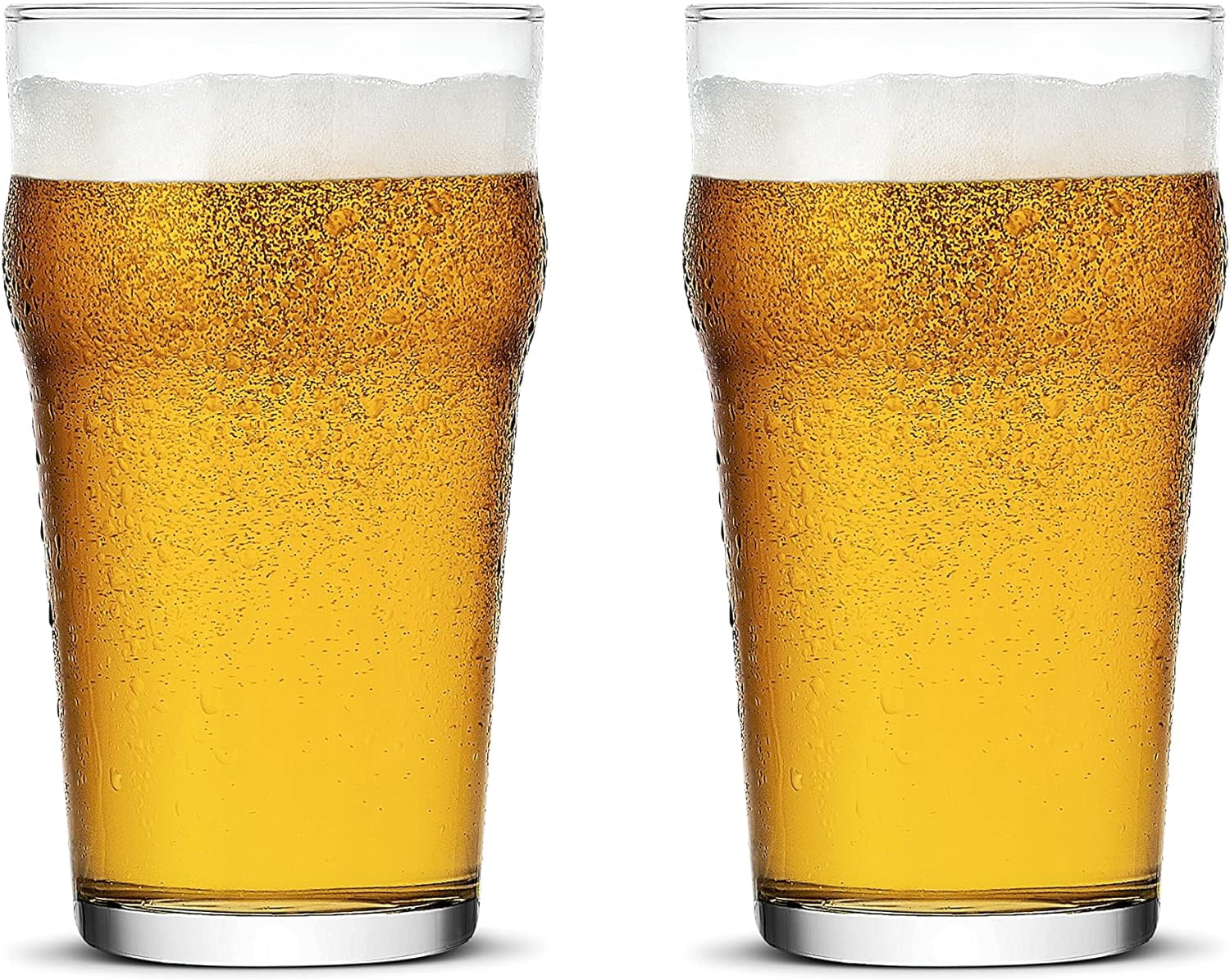 Pint Glasses,20oz British Beer Glass,Classics Craft Beer Glasses ...