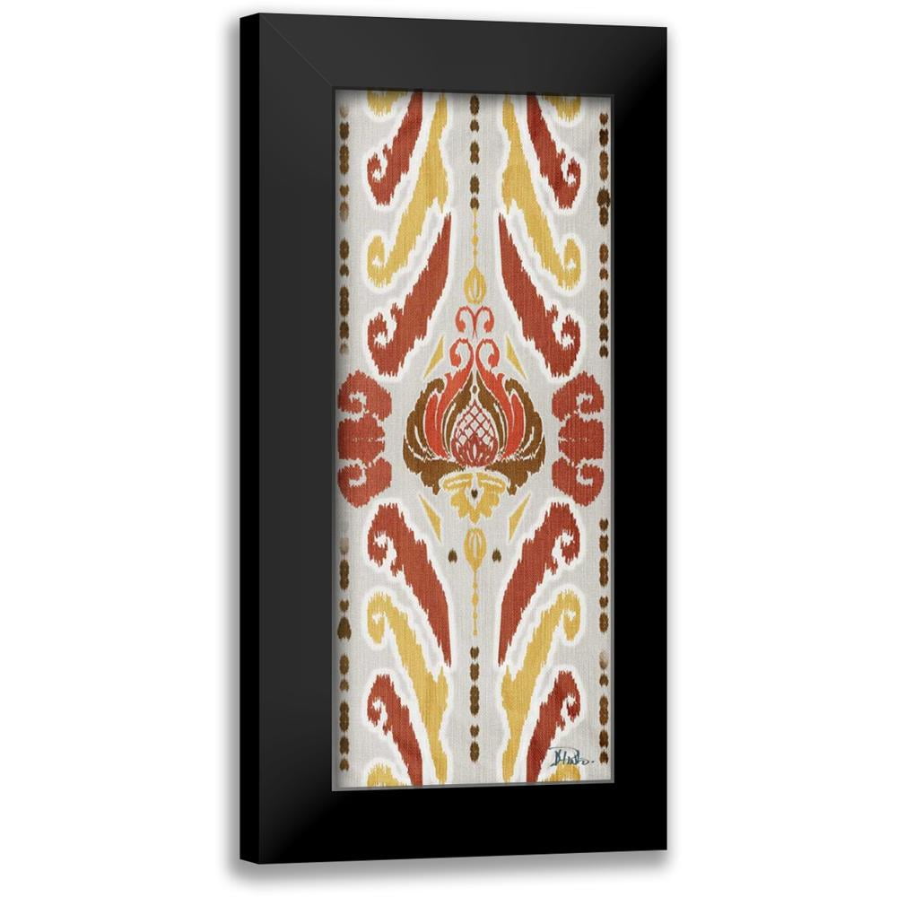 Pinto, Patricia 10x18 Black Modern Framed Museum Art Print Titled - A Touch of Flourish III ...