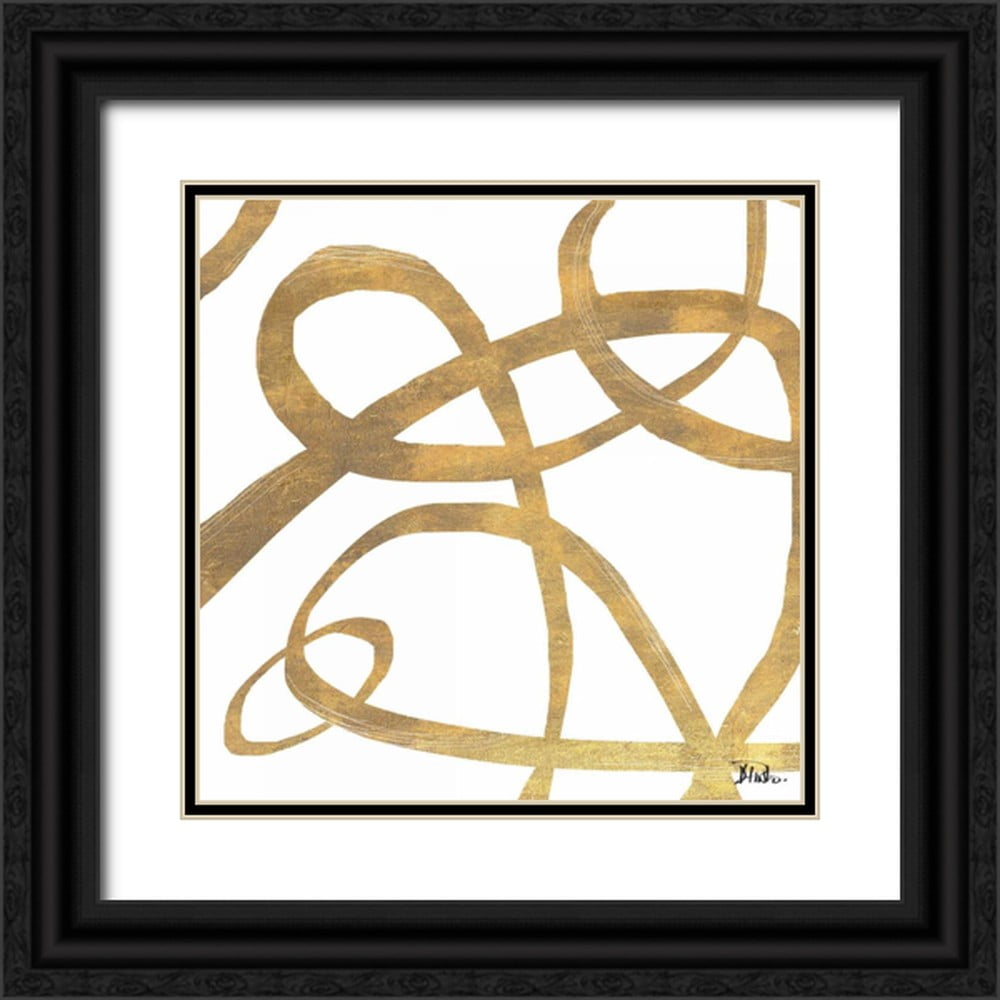 Pinto, Patricia 12x12 Black Ornate Wood Framed with Double Matting ...