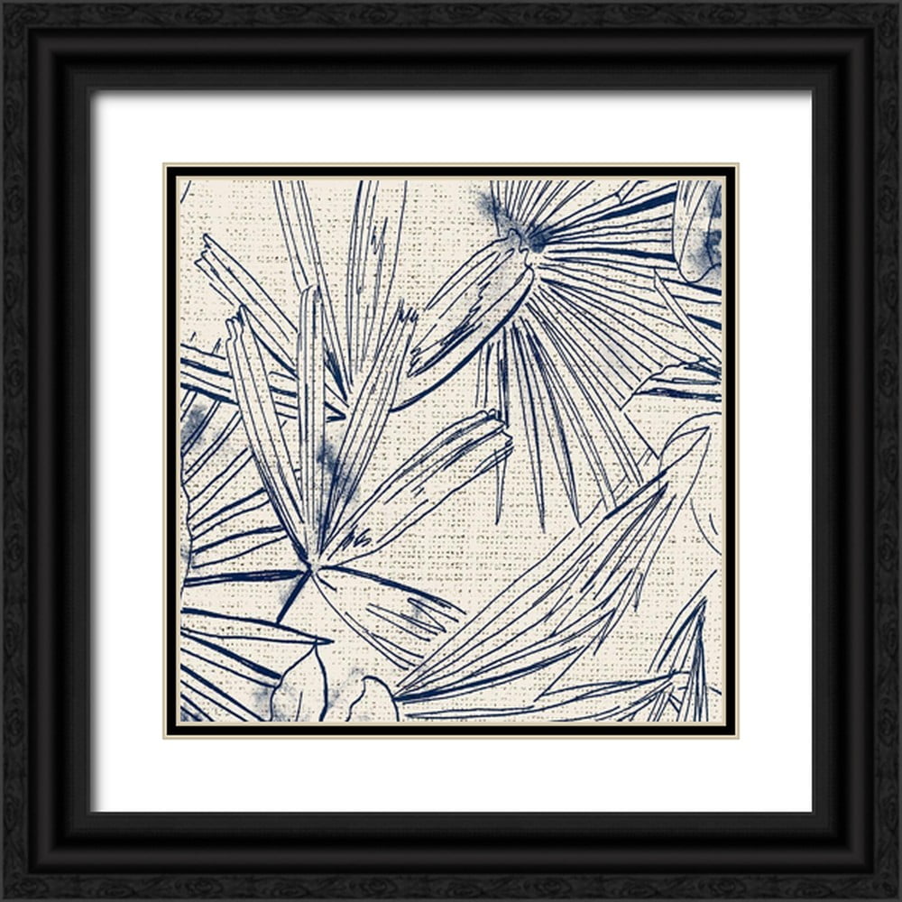 Pinto, Patricia 12x12 Black Ornate Wood Framed with Double Matting ...