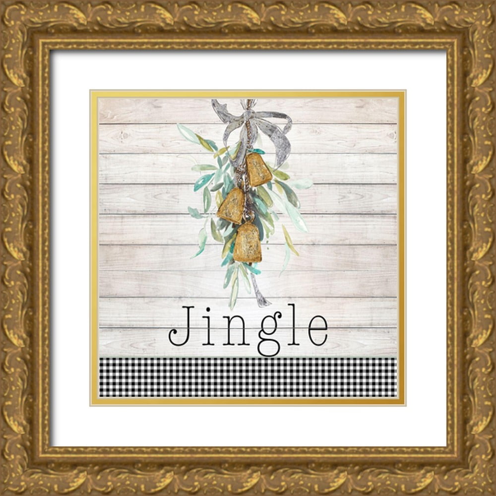 Pinto, Patricia 12x12 Gold Ornate Wood Framed with Double Matting ...