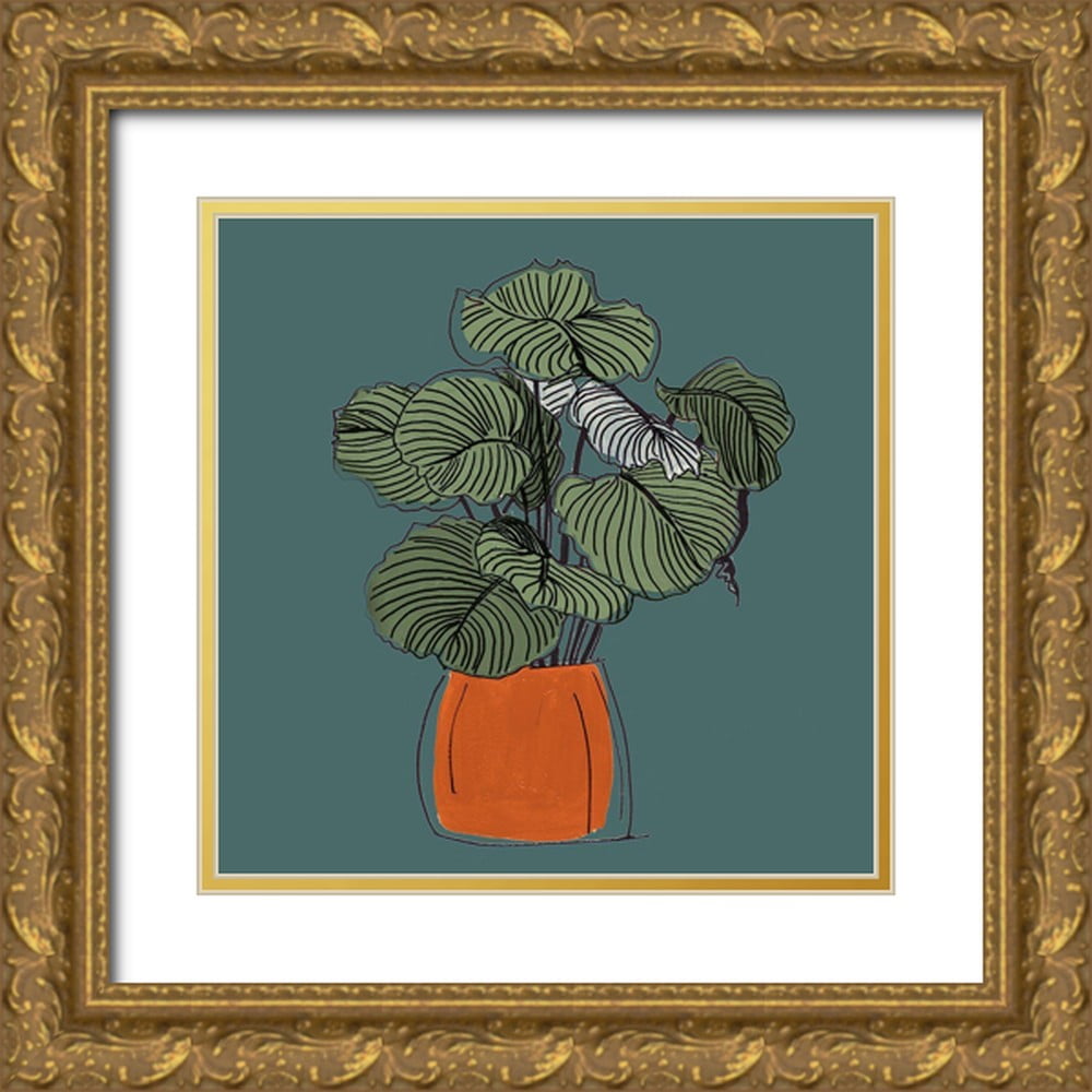 Pinto, Patricia 12x12 Gold Ornate Wood Framed with Double Matting ...