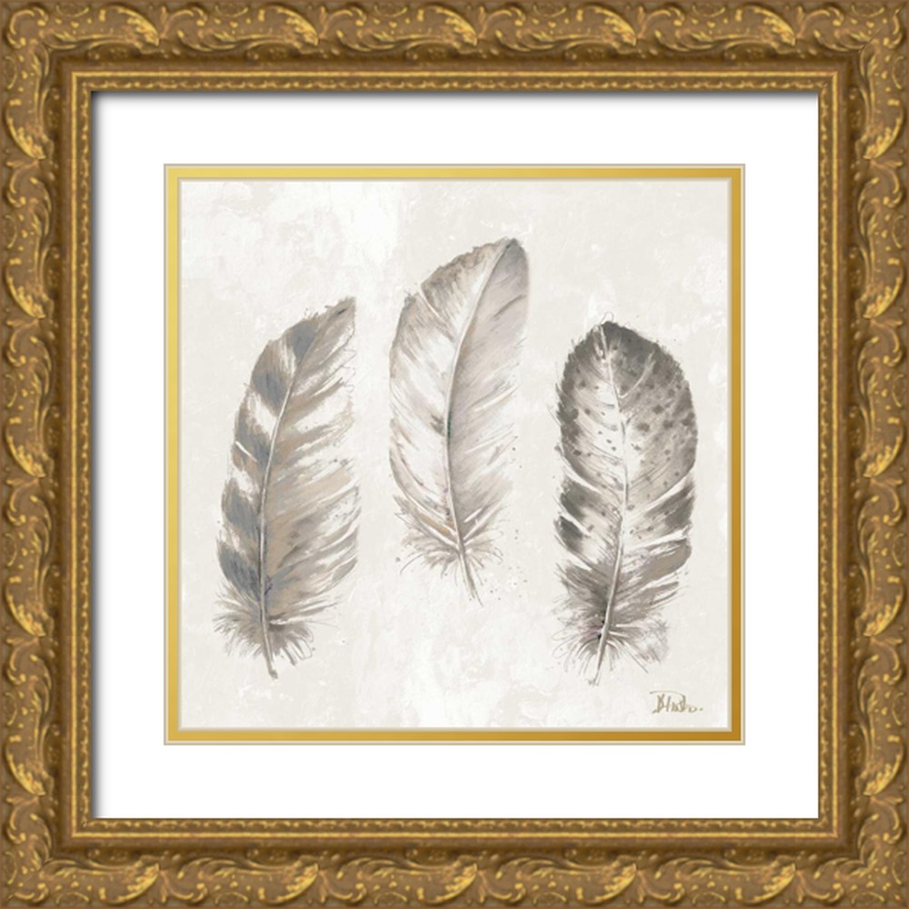 Pinto, Patricia 12x12 Gold Ornate Wood Framed with Double Matting ...